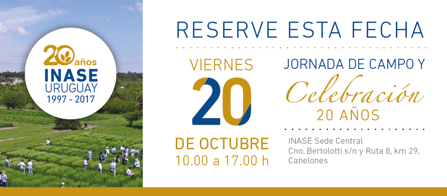 INASE: Jornada de campo + celebración 20 años. | Oleaginosos Uruguay